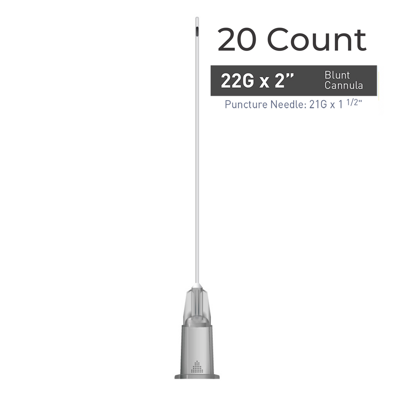 DermaSculpt Microcannula | 22G x 2" (50mm)